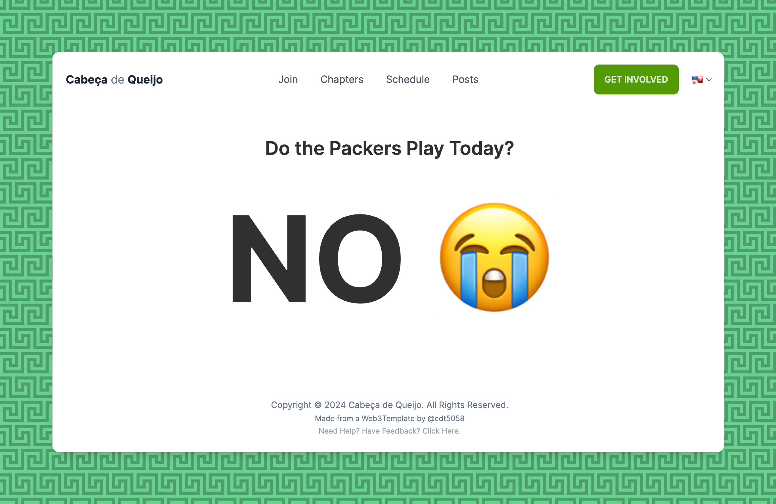 Is There a Green Bay Packers Game Today? NO